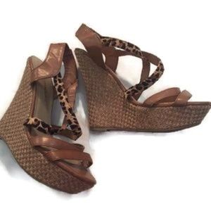 JustFab Shoes | Wedges In Coral | Poshmark